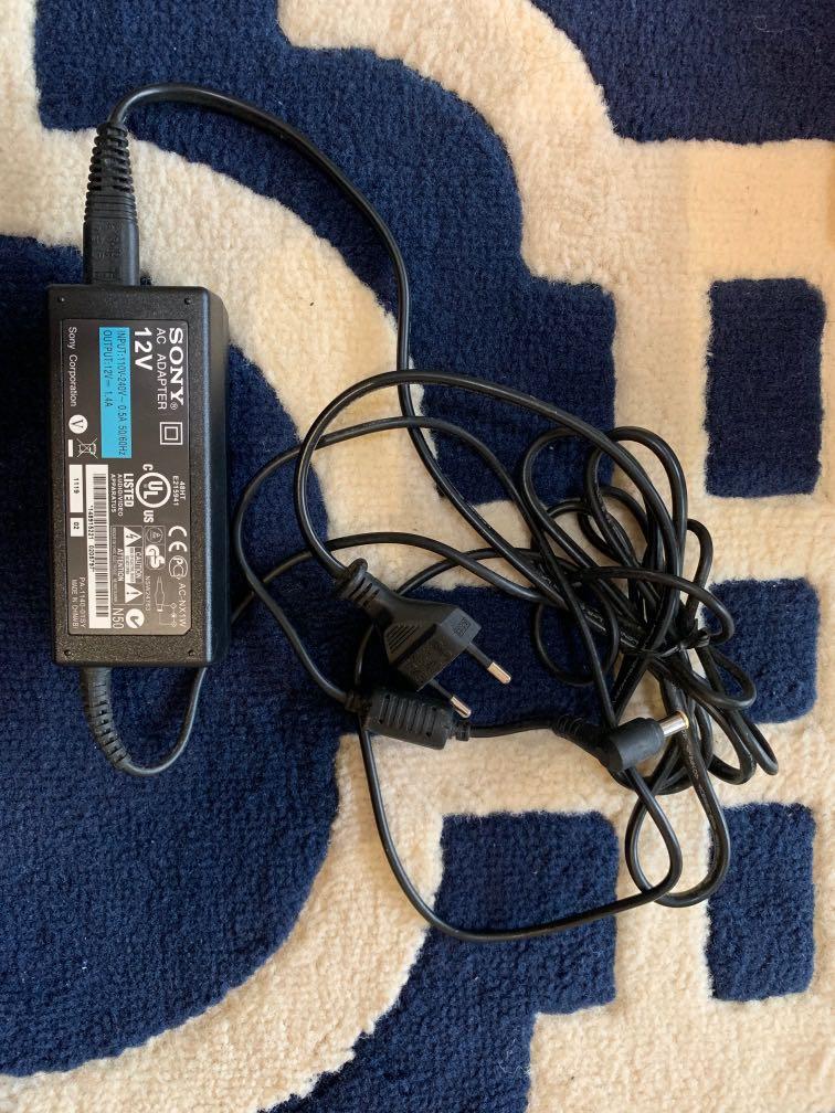 Sony adapter laptop 12v, Computers & Tech, Laptops & Notebooks on Carousell