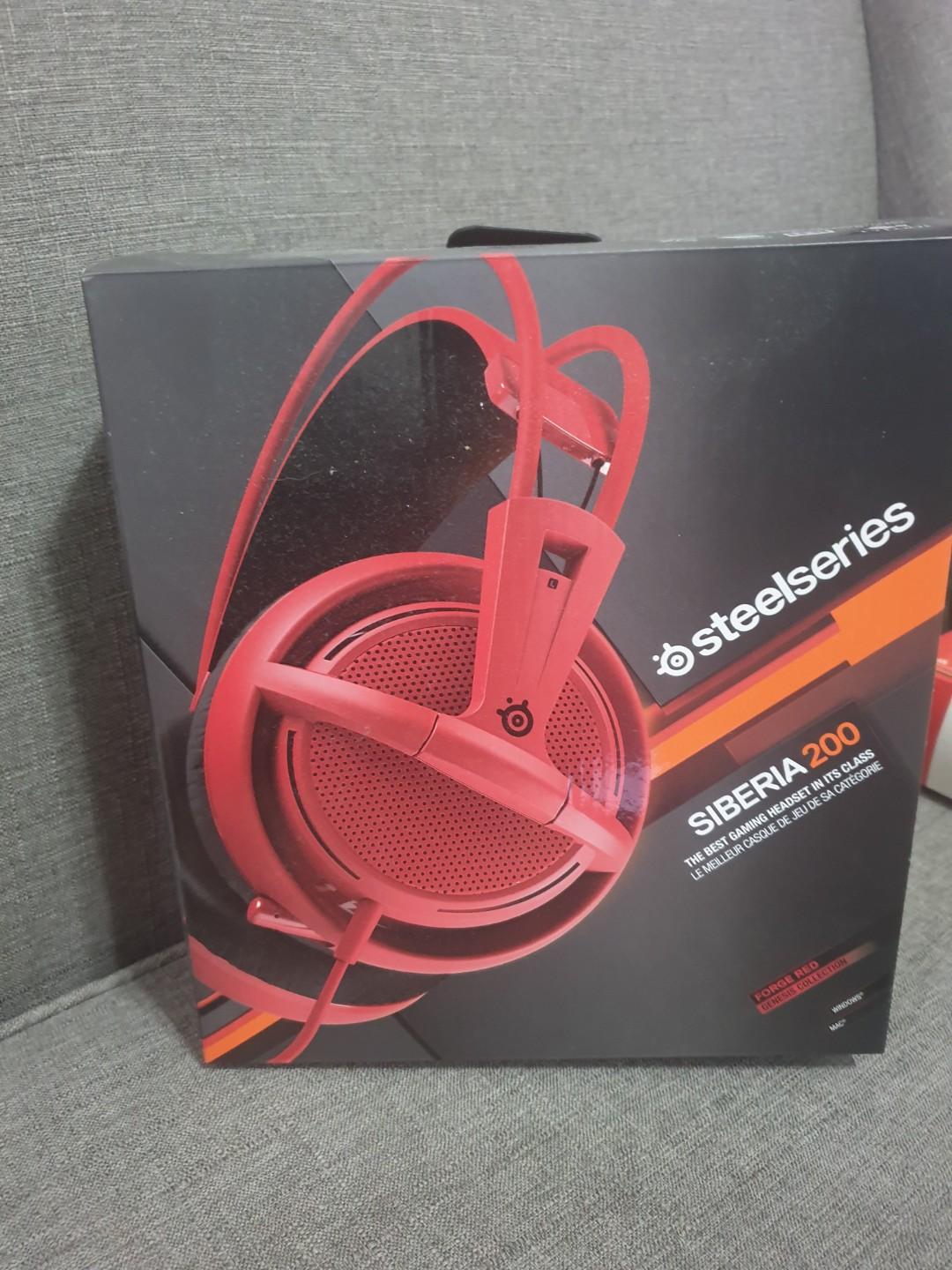 SteelSeries Siberia 200 Gaming Headset w/ Microphone, Video Gaming ...