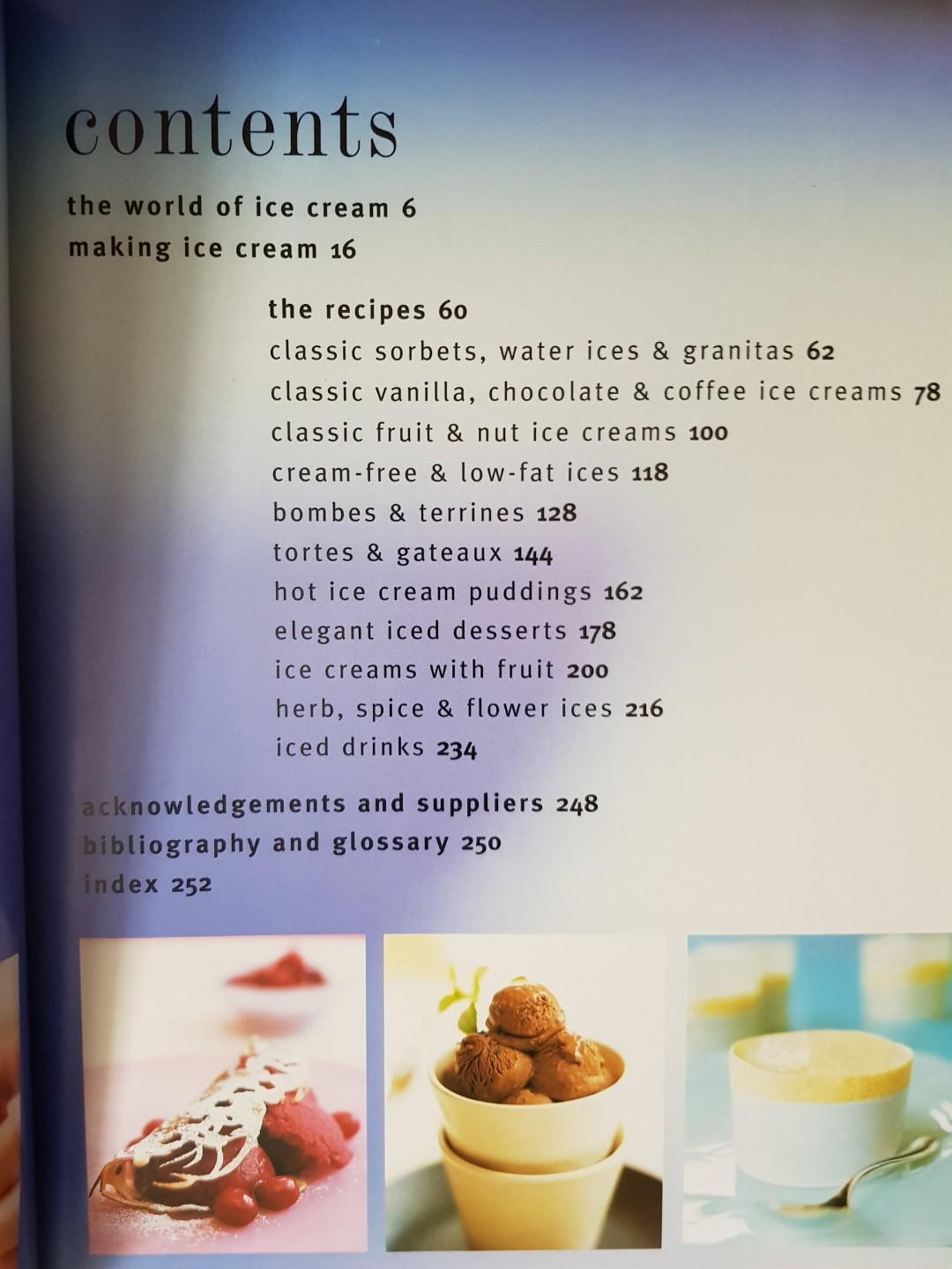 The Ice Cream Book - Joanna Farrow and Sara Lewis, Hobbies & Toys ...