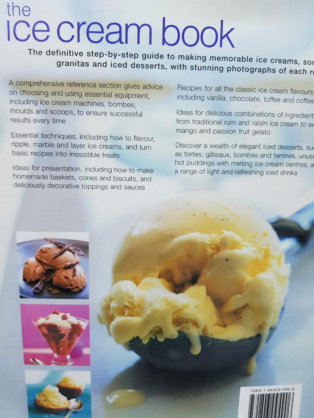 The Ice Cream Book - Joanna Farrow and Sara Lewis, Hobbies & Toys ...