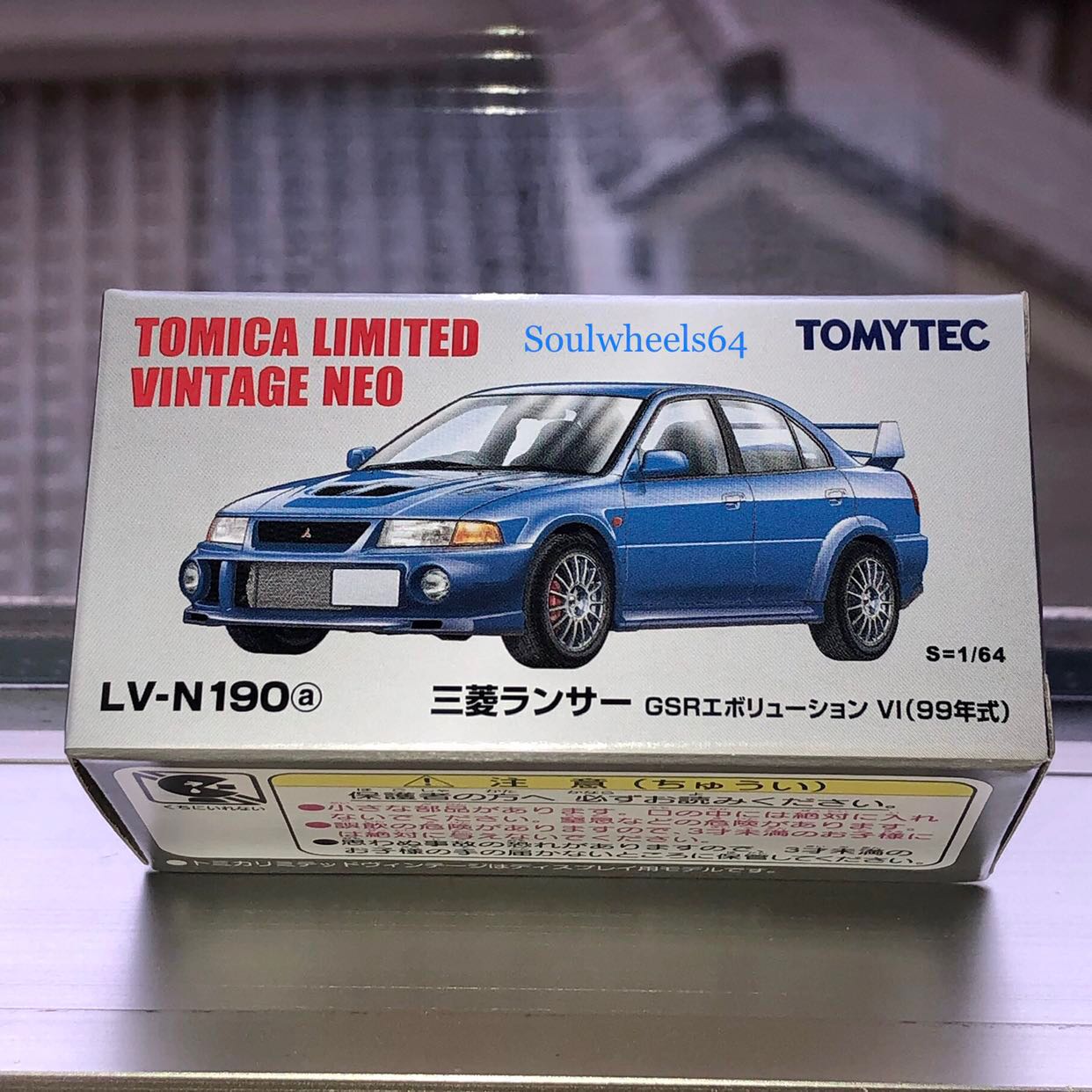 Tomica Limited Vintage Neo TLVN Mitsubishi Lancer Evolution LV-N190a ...