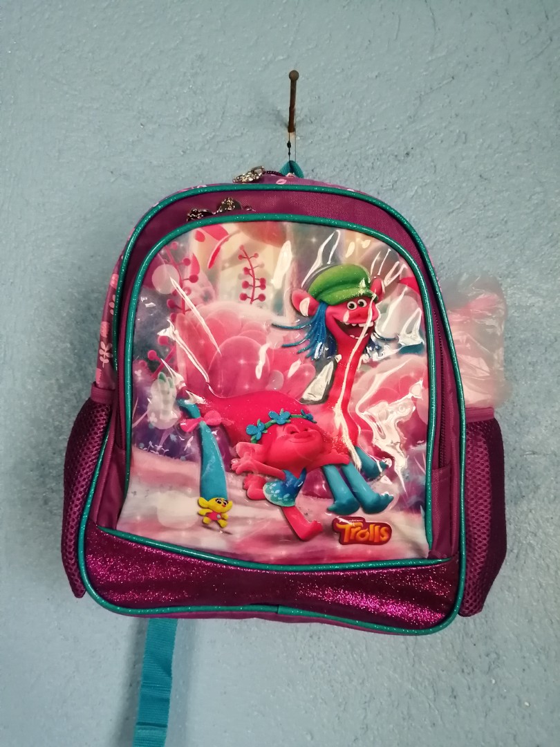 Trolls School Backpack 12 inches, Babies & Kids, Going Out, Diaper Bags ...
