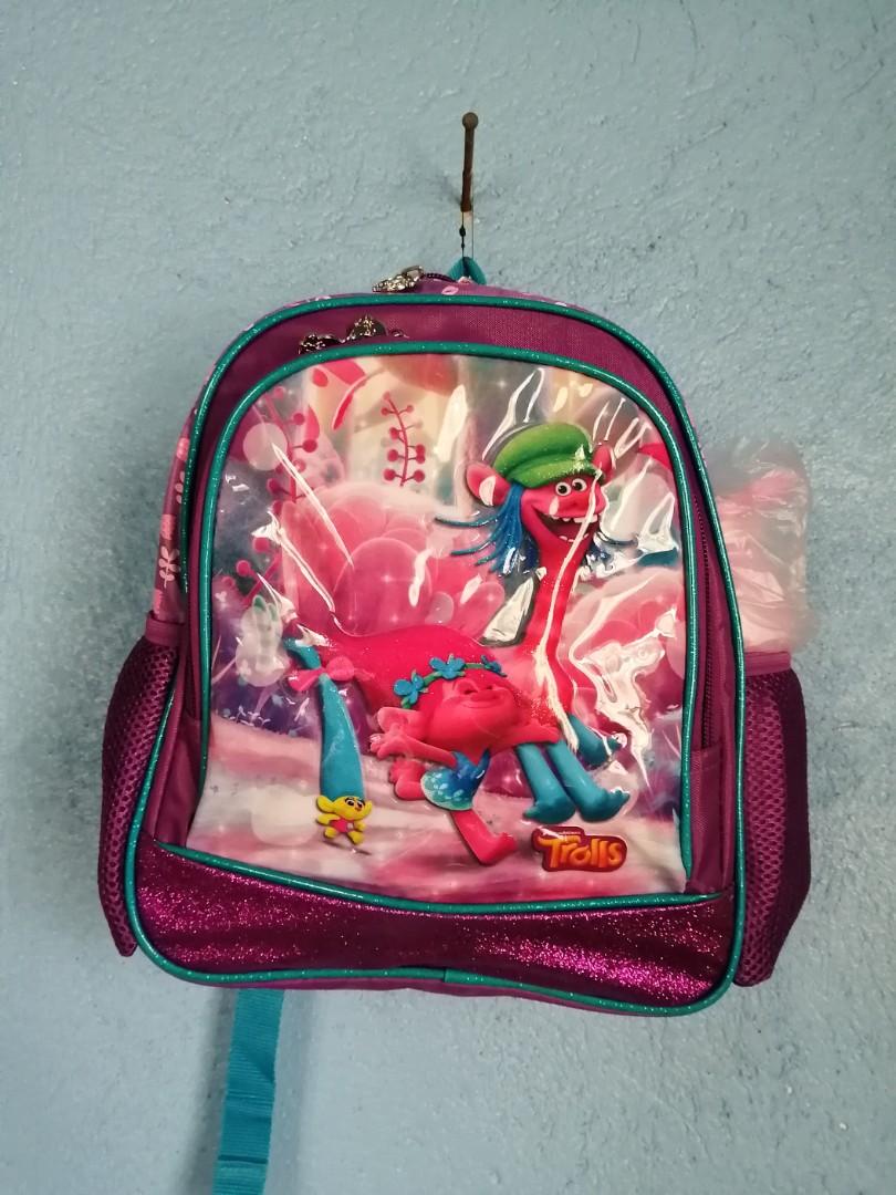 Trolls School Backpack 12 inches, Babies & Kids, Going Out, Diaper Bags ...