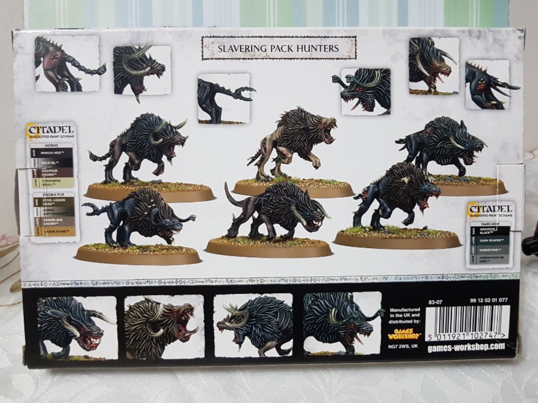 Warhammer AOS Sigmar Warcry Chaotic Beasts Warhounds x6 NEW, Hobbies ...