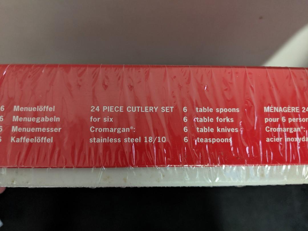 WMF Philadelphia 24 piece Cutlery Set, Furniture & Home Living ...