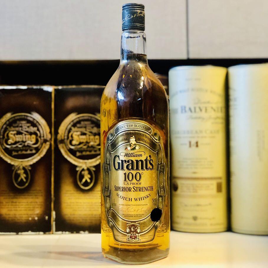 1L Grant’s 100 Proof Superior Strength Scotch Whisky 50% ABV 1000ml ...