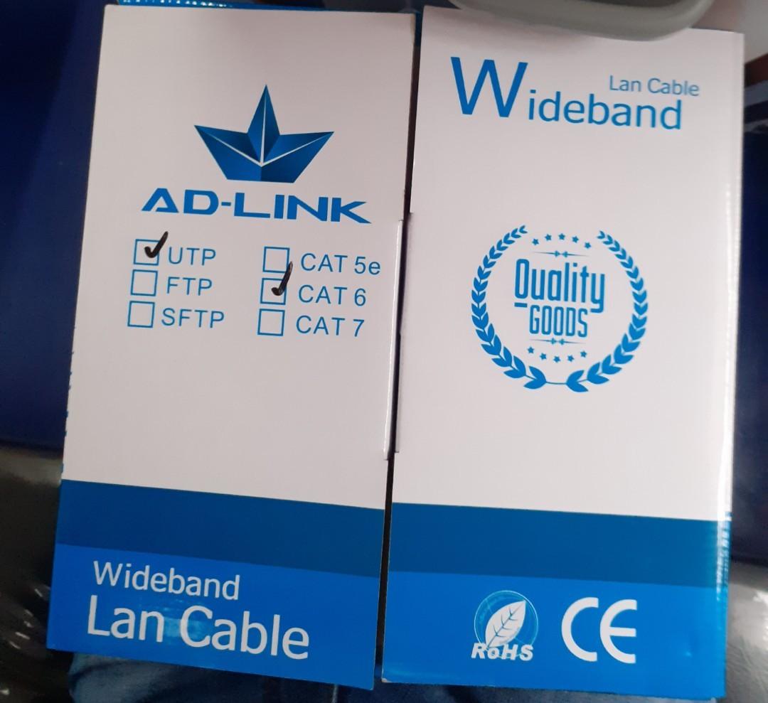 Ad-Link CAT5E UTP Cable 305m, Computers & Tech, Parts & Accessories ...