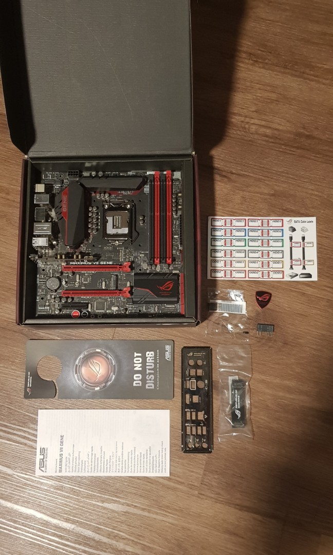 Asus maximus VII Gene (faulty), Computers & Tech, Parts & Accessories, Computer Parts on Carousell