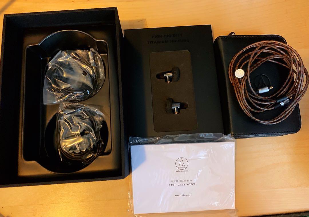 鉄三角audio-technica ATH-CM2000ti 平頭式耳機連原廠2.5mm頭升級線, 音響器材, 可攜式音響設備 - Carousell