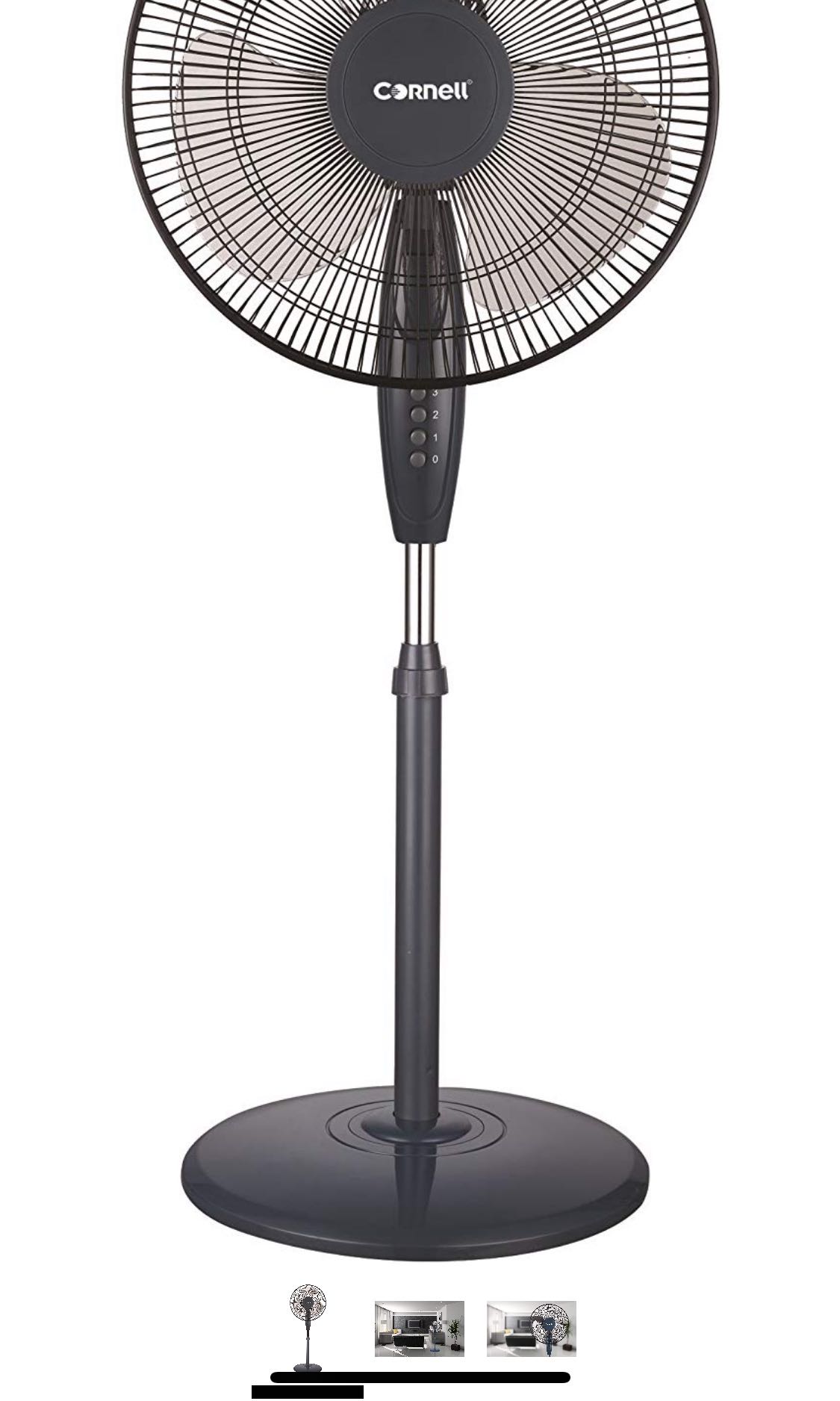 CORNELL Stand Fan,Grey colour, 16 Inch, Furniture & Home Living ...