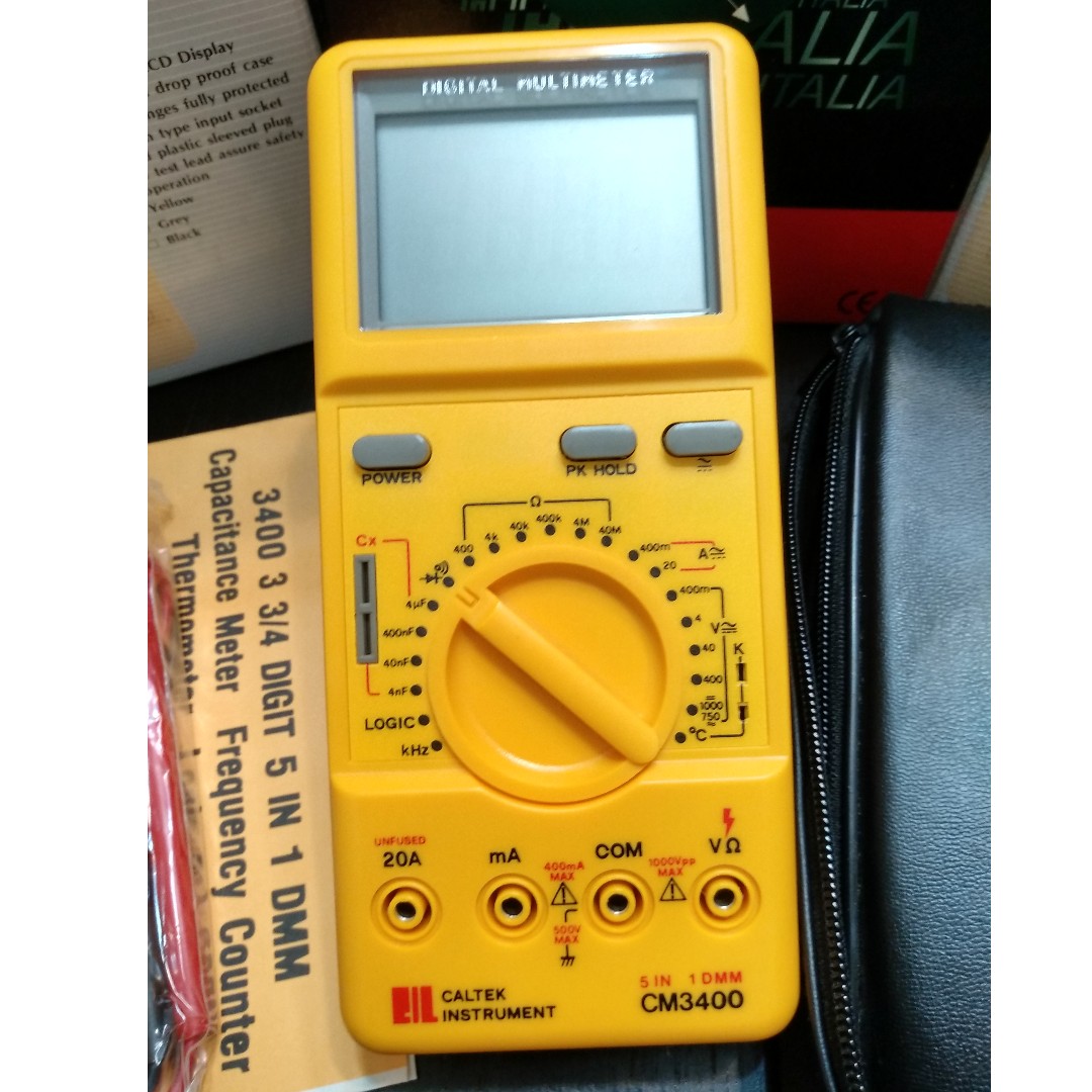 DMM Digital Multimeter數位萬用電表/他表CM3400, 音響器材, 可攜式音響設備 - Carousell