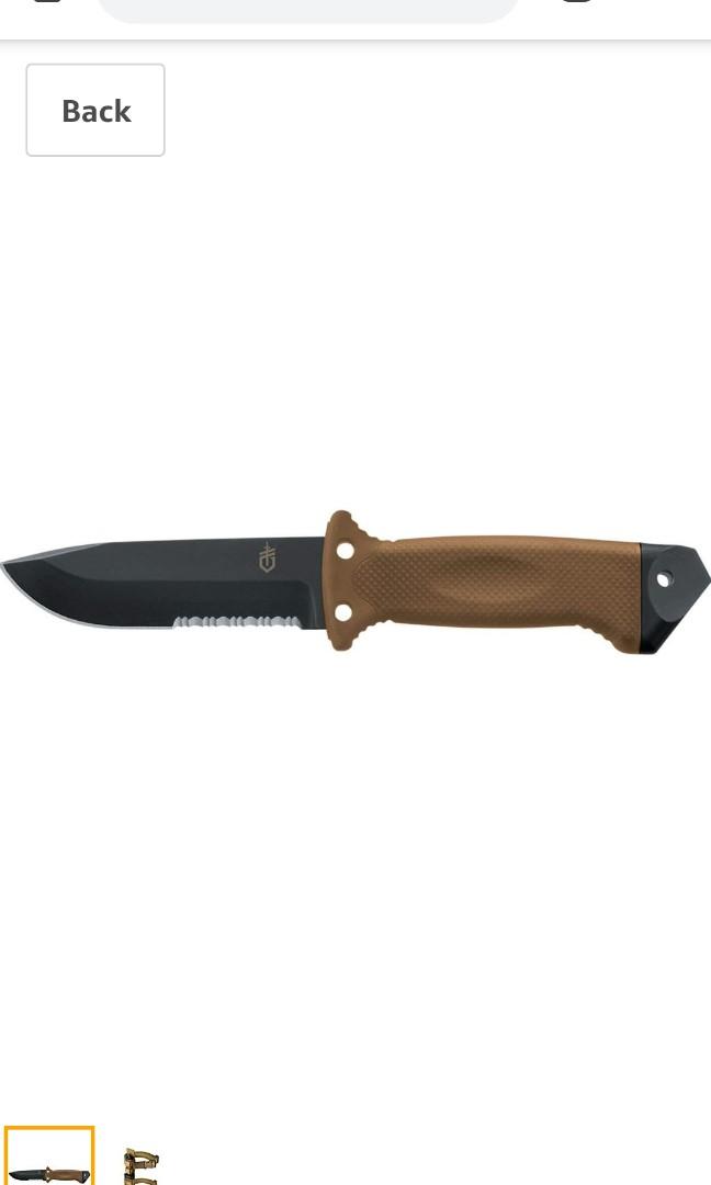 Gerber LMF II Infantry Survival Knife, Sports Equipment, Hiking ...
