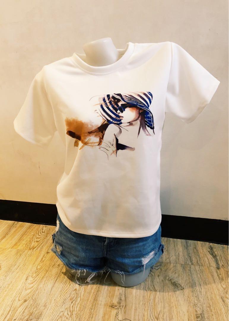 Graphic Art Shirt, Women's Fashion, Tops, Shirts on Carousell