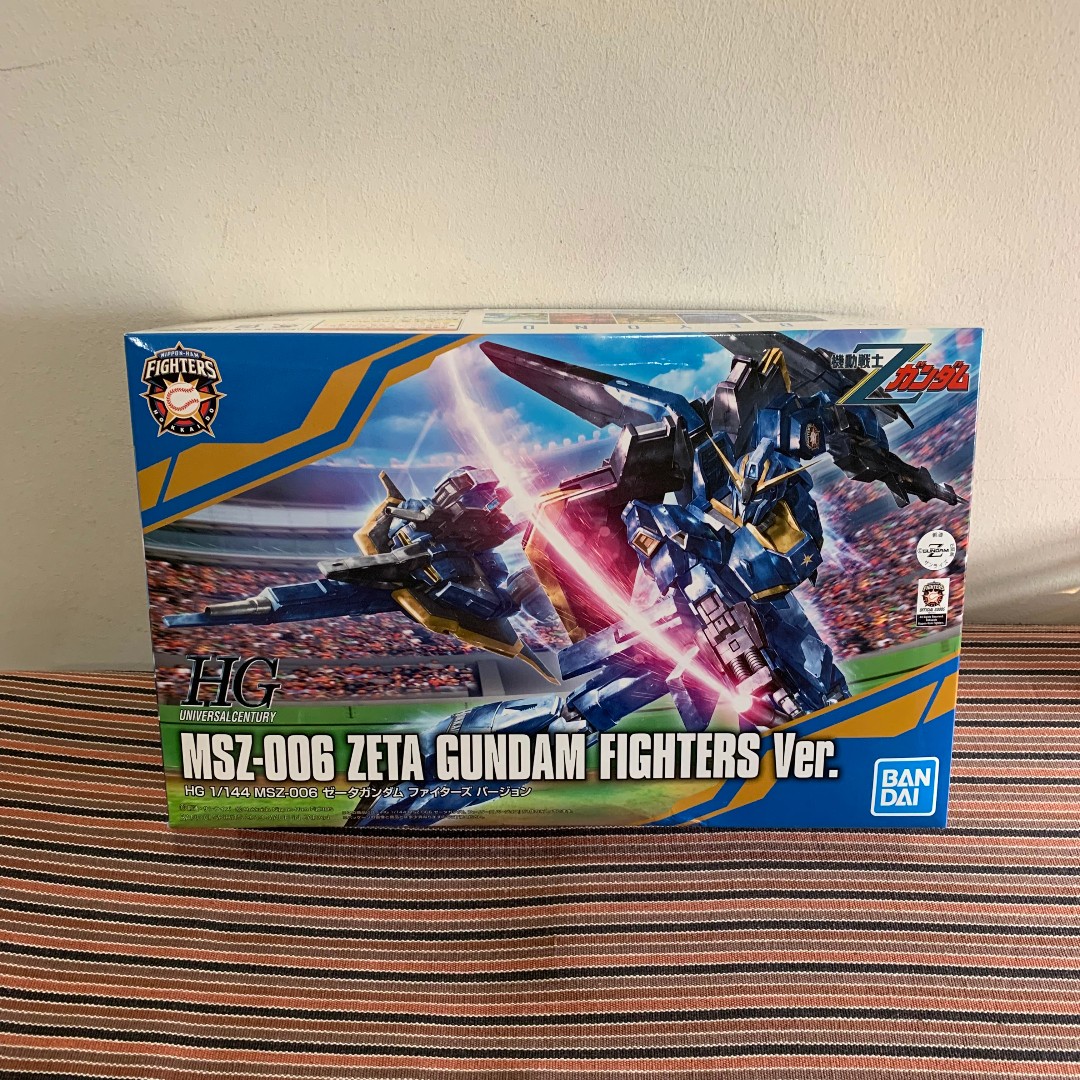 HG 1/144 MSZ-006 Zeta Gundam Hokkaido Nippon-Ham Fighters Ver., Hobbies & Toys, Toys & Games on ...