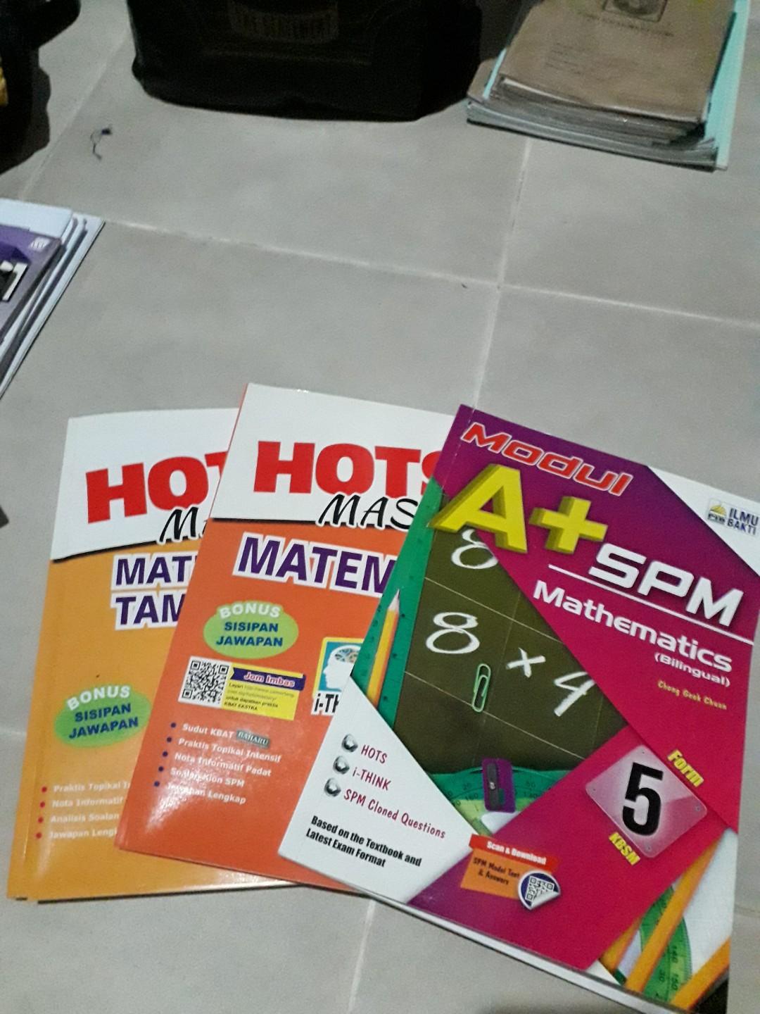HOTS MASTERY ADD MATHS & MATHS FORM 4/5, Hobbies & Toys, Books ...