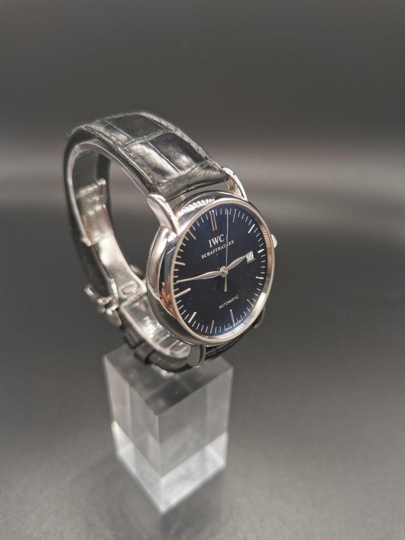 IWC Portofino IW356305 Black Dial, Luxury, Watches on Carousell