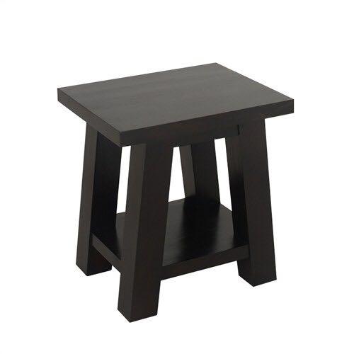 Japanese Teak Side Table Stool Bench Solid Wood , Furniture & Home ...