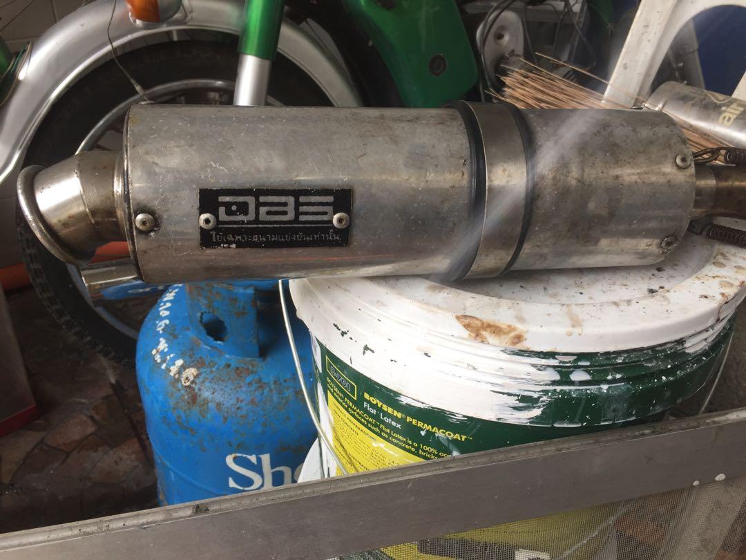 Jhaus and dbs pipe honda wave100 and mio, Motorbikes, Motorbike Parts ...