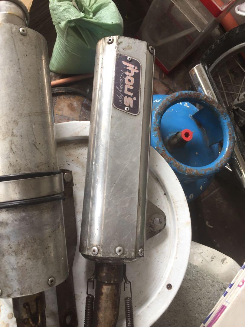 Jhaus and dbs pipe honda wave100 and mio, Motorbikes, Motorbike Parts ...