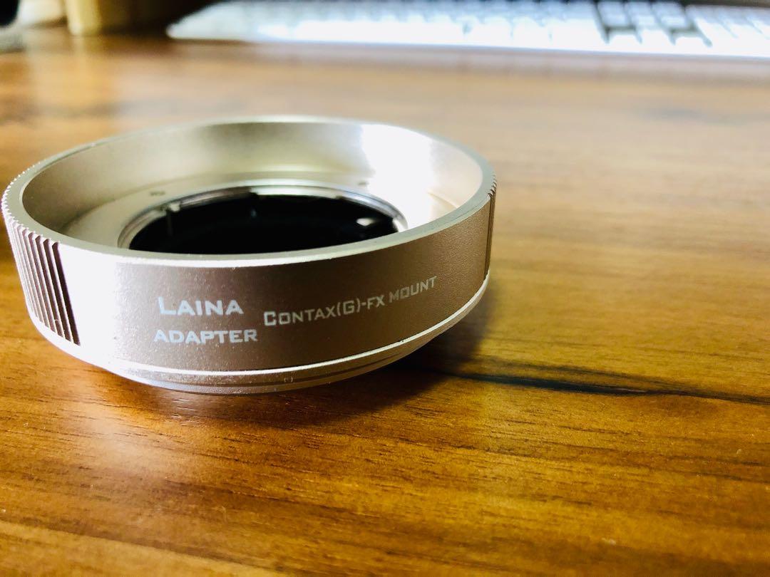 LAINA Contax(G) to FX(Fuji) adapter, Photography, Lens & Kits on Carousell
