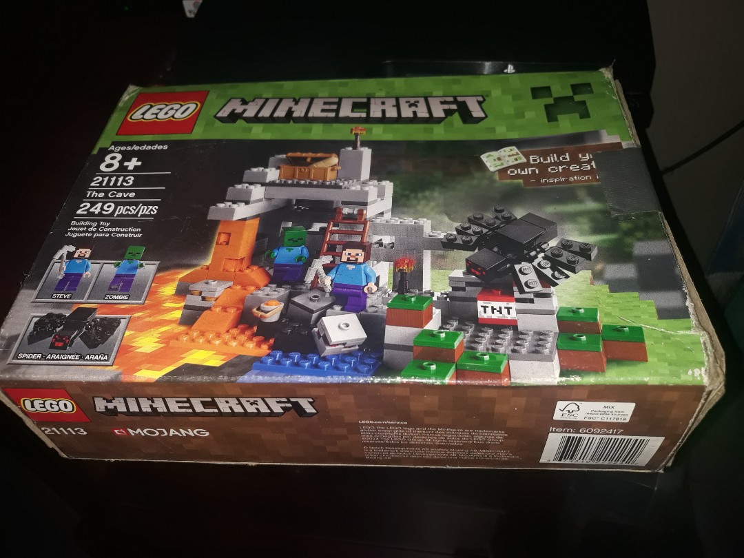 Lego Minecraft 21113 The Cave, Babies & Kids, Infant Playtime on Carousell