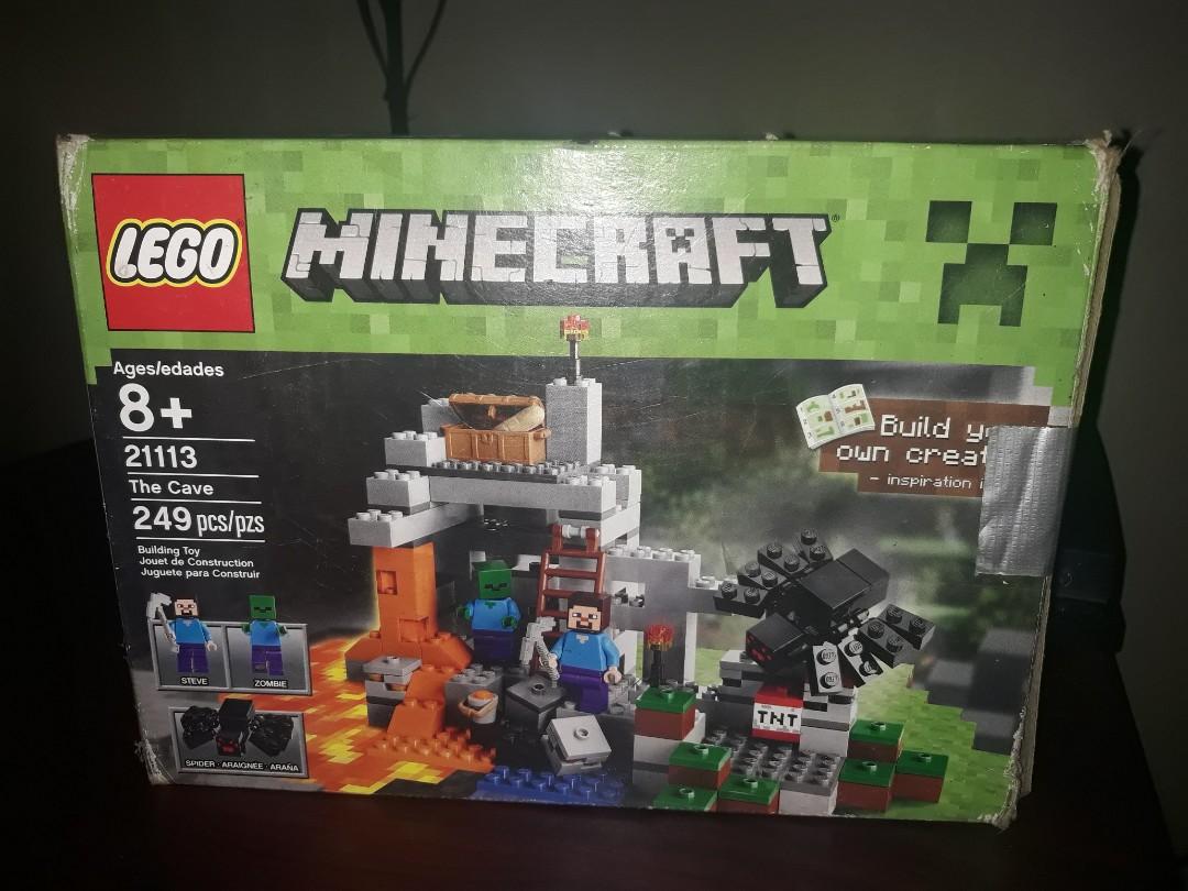 Lego Minecraft 21113 The Cave, Babies & Kids, Infant Playtime on Carousell