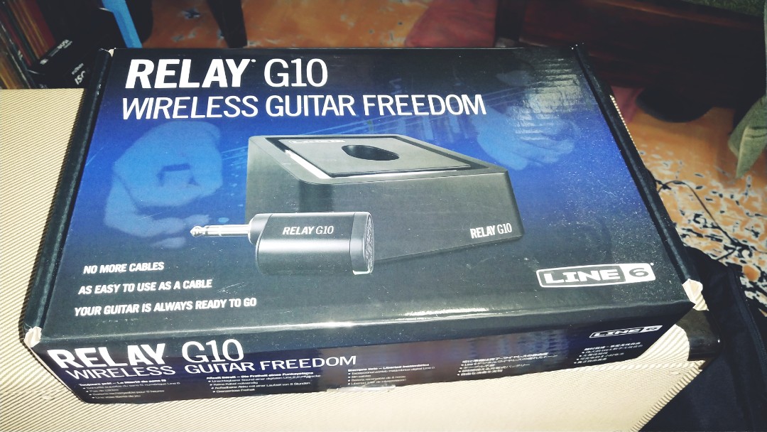 Line 6 g10 relay wireless guitar system, Hobbies & Toys, Music & Media ...