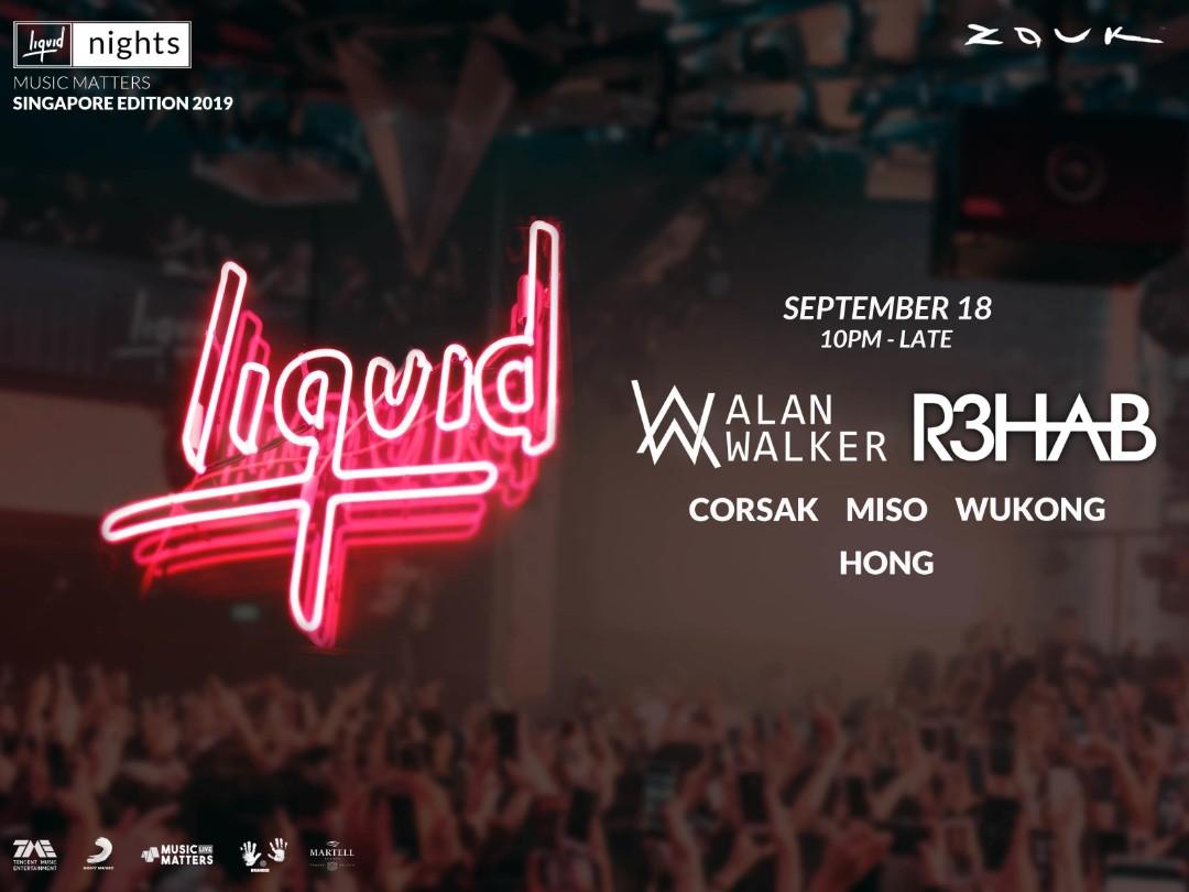 LIQUID STATE X ZOUK PRESENTS ALAN WALKER TICKETS, Everything Else on ...