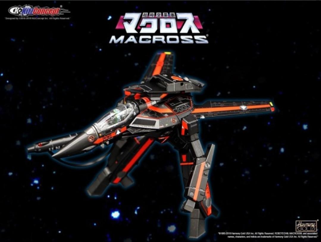 Macross Robotech 1:72 VF-1S Limited Edition Black Red (Only 200 Pieces ...