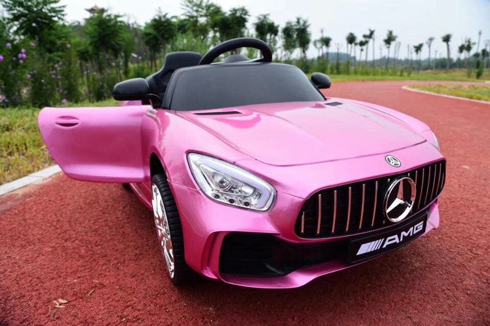 Mercedes-Benz pink ride on toy car kiddie car for kids, Babies & Kids ...