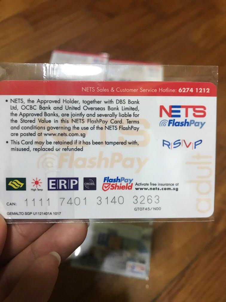 Nets Flashpay Card / Ezlink Card, Everything Else on Carousell