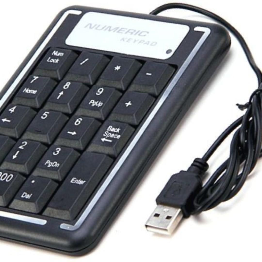 Number Keypad, Computers & Tech, Parts & Accessories, Computer Keyboard ...