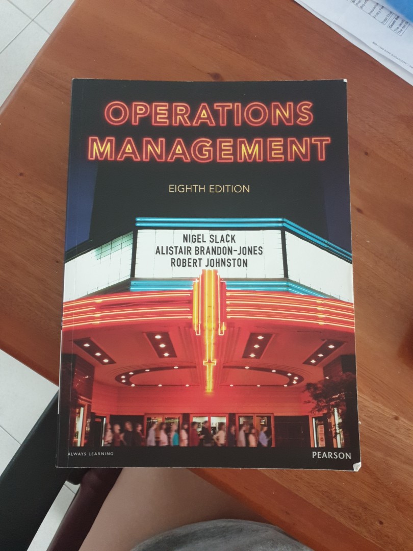 Pearson 8th edition : operations management, Computers & Tech, Office ...