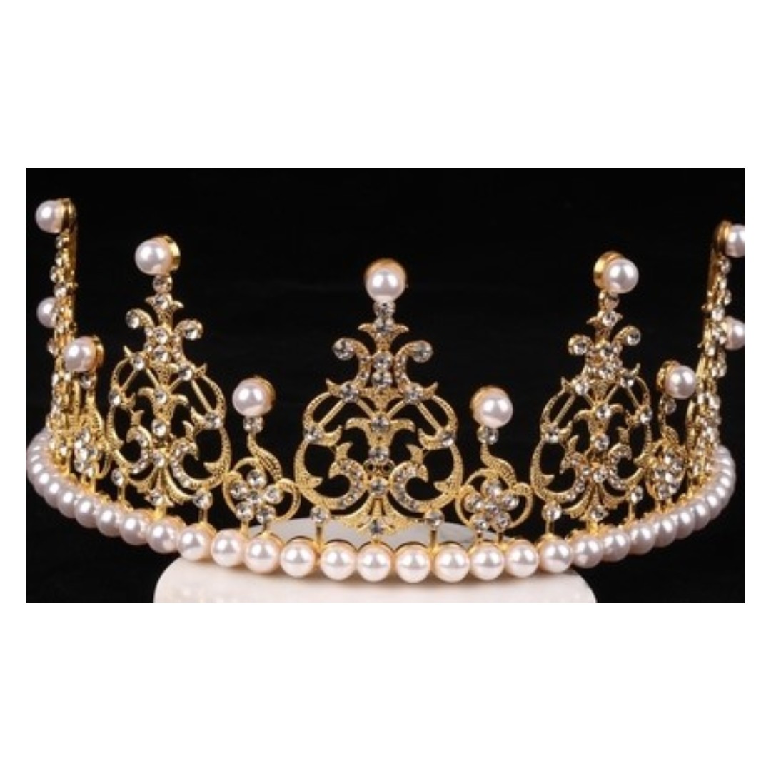Princess themed or medieval themed party cake decoration or tiara ...