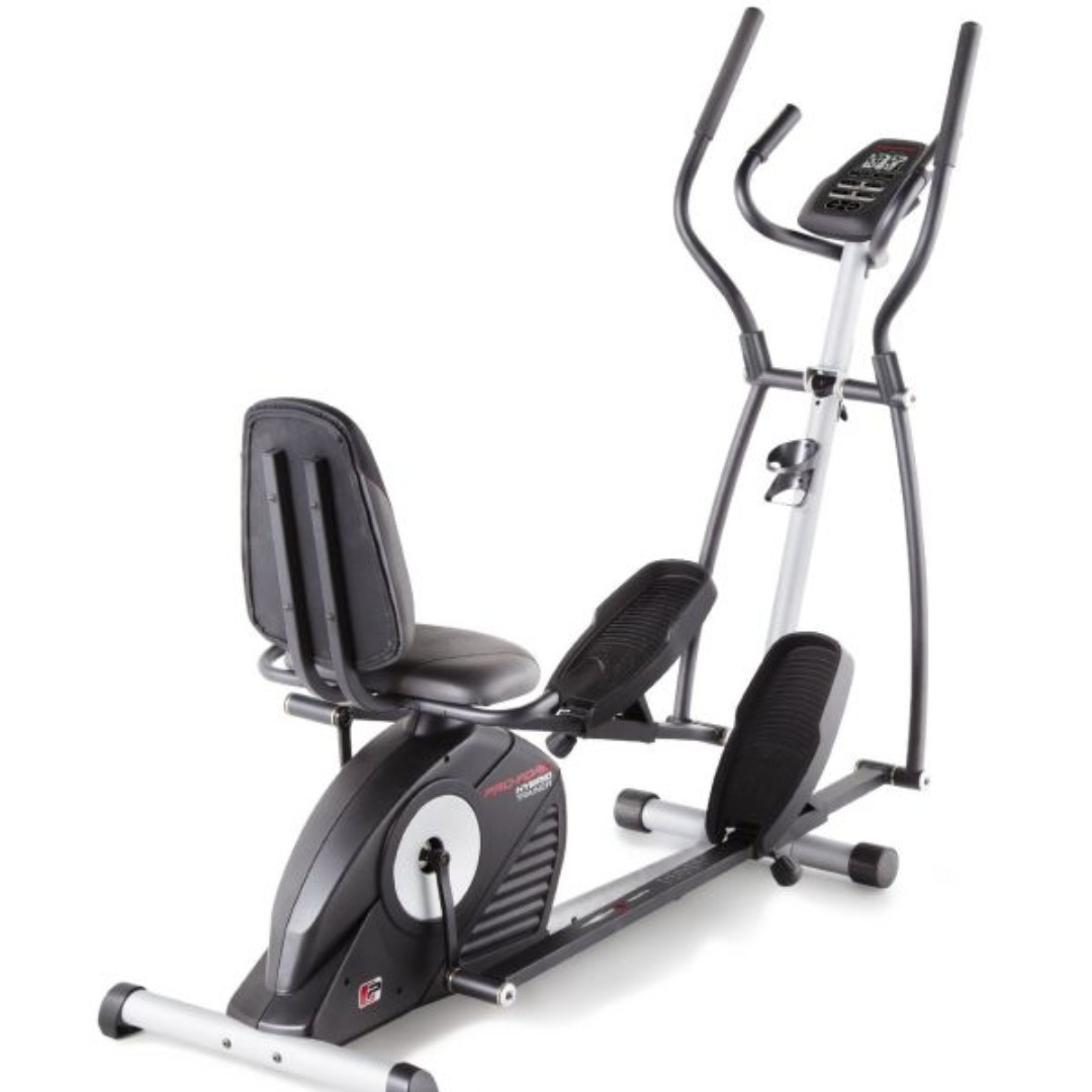 Proform Hybrid Trainer Elliptical & Recumbent Bike (negotiable), Health ...