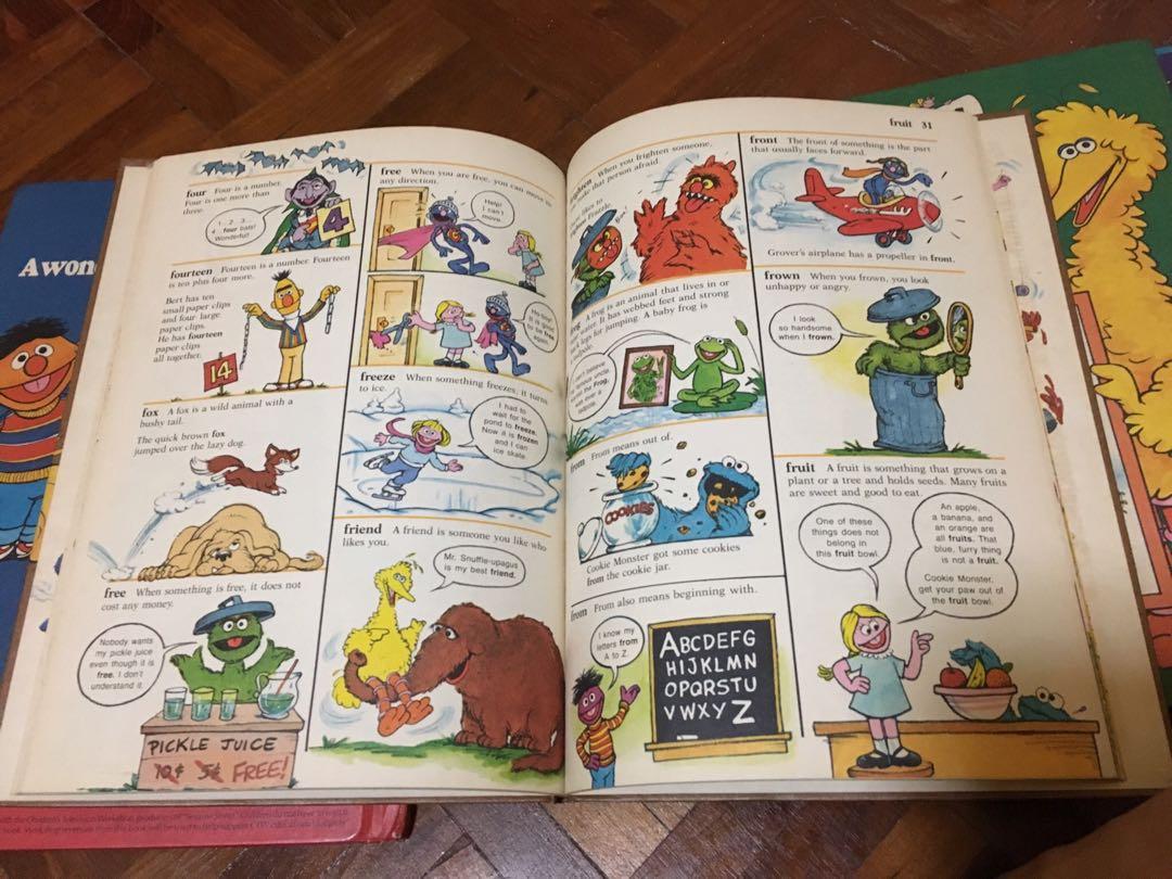 Sesame Street Children's Dictionary books series (set of 7), Hobbies ...