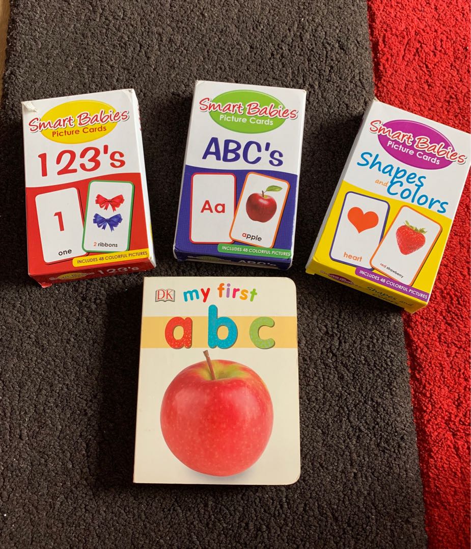 Smart Babies Picture Cards and DK ABC Book, Babies & Kids, Infant ...