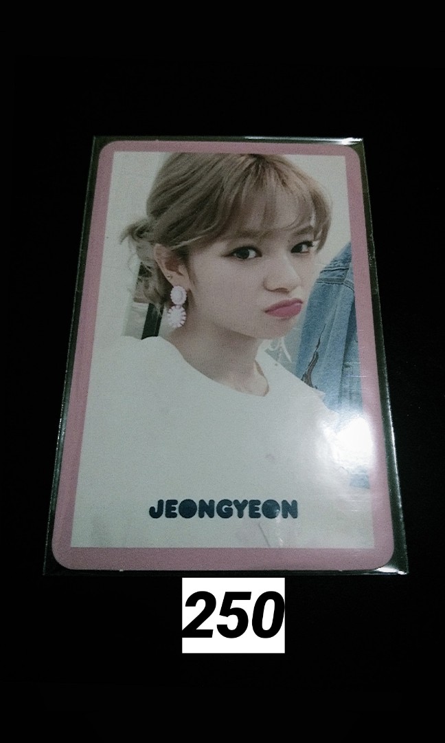 Twice official photocards JEONGYEON, Hobbies & Toys, Memorabilia ...