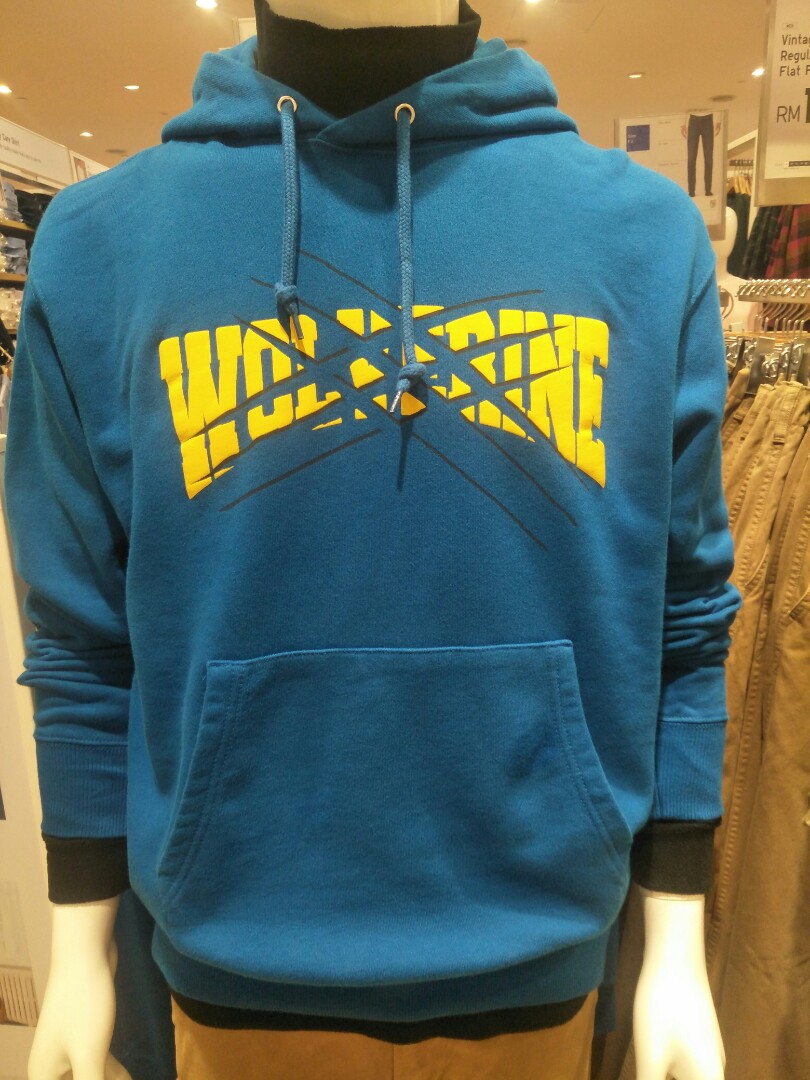 Uniqlo wolverine marvel 80 anniversary hoodie, Men's Fashion, Coats ...