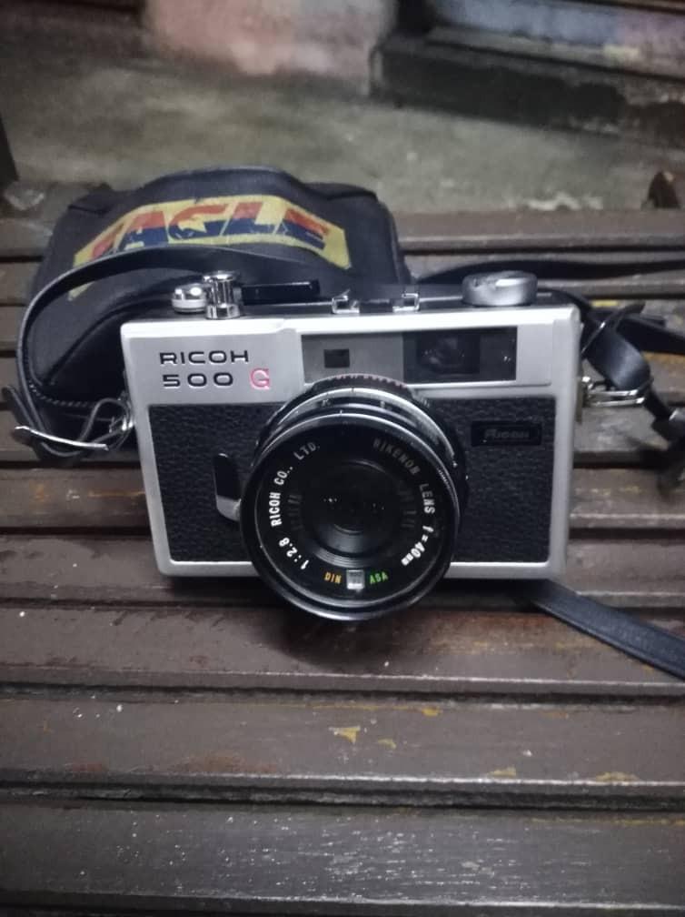 Vintage Ricoh 500 camera, Photography, Cameras on Carousell