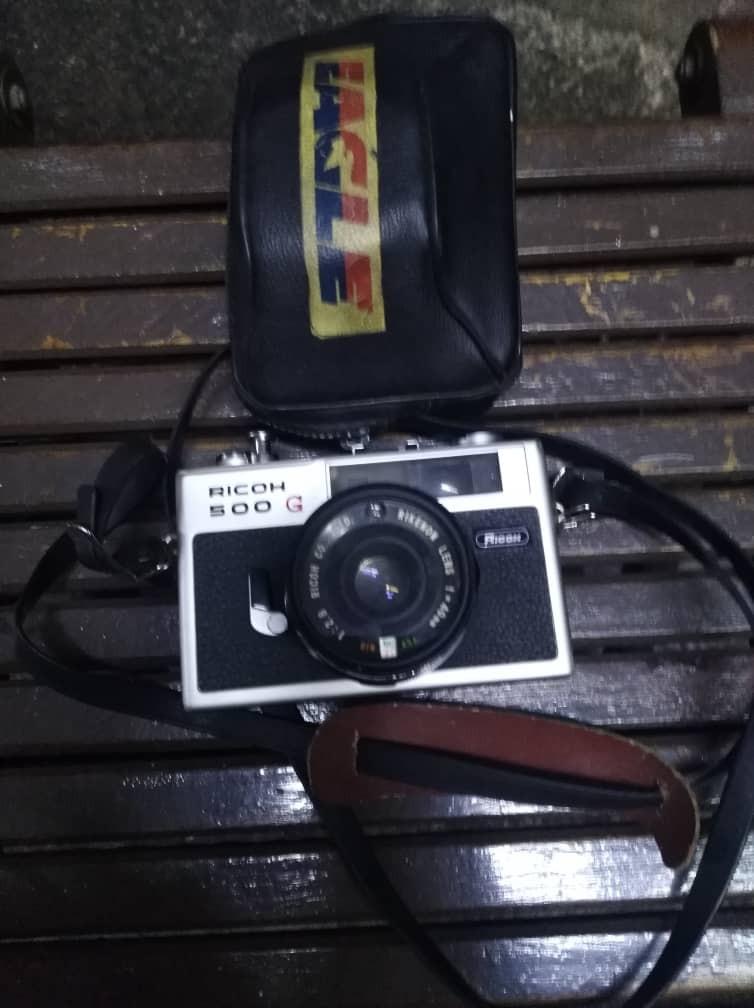 Vintage Ricoh 500 camera, Photography, Cameras on Carousell