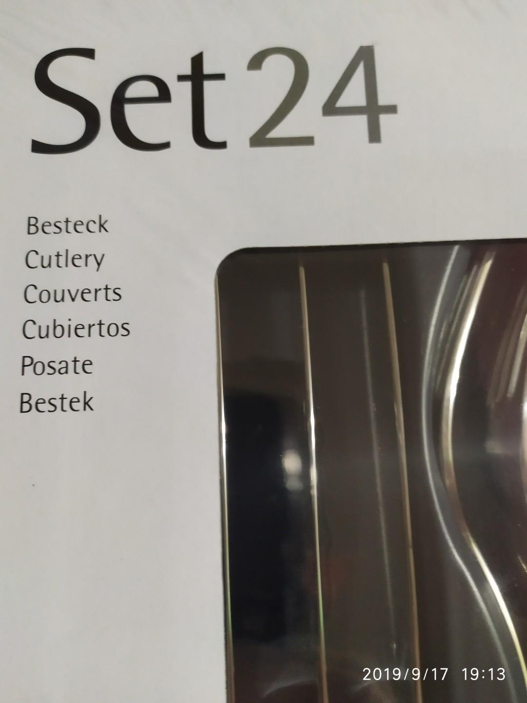 WMF Miami Besteck (Set 24), Furniture & Home Living, Kitchenware ...