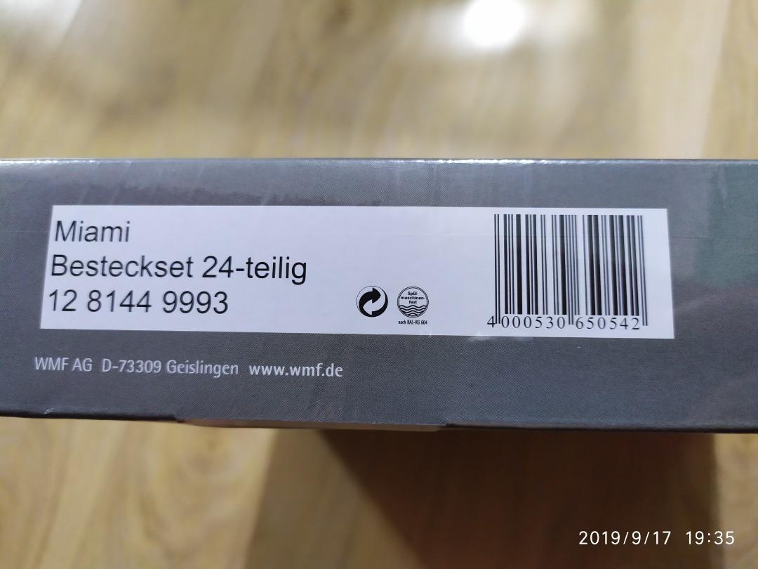 WMF Miami Besteck (Set 24), Furniture & Home Living, Kitchenware ...