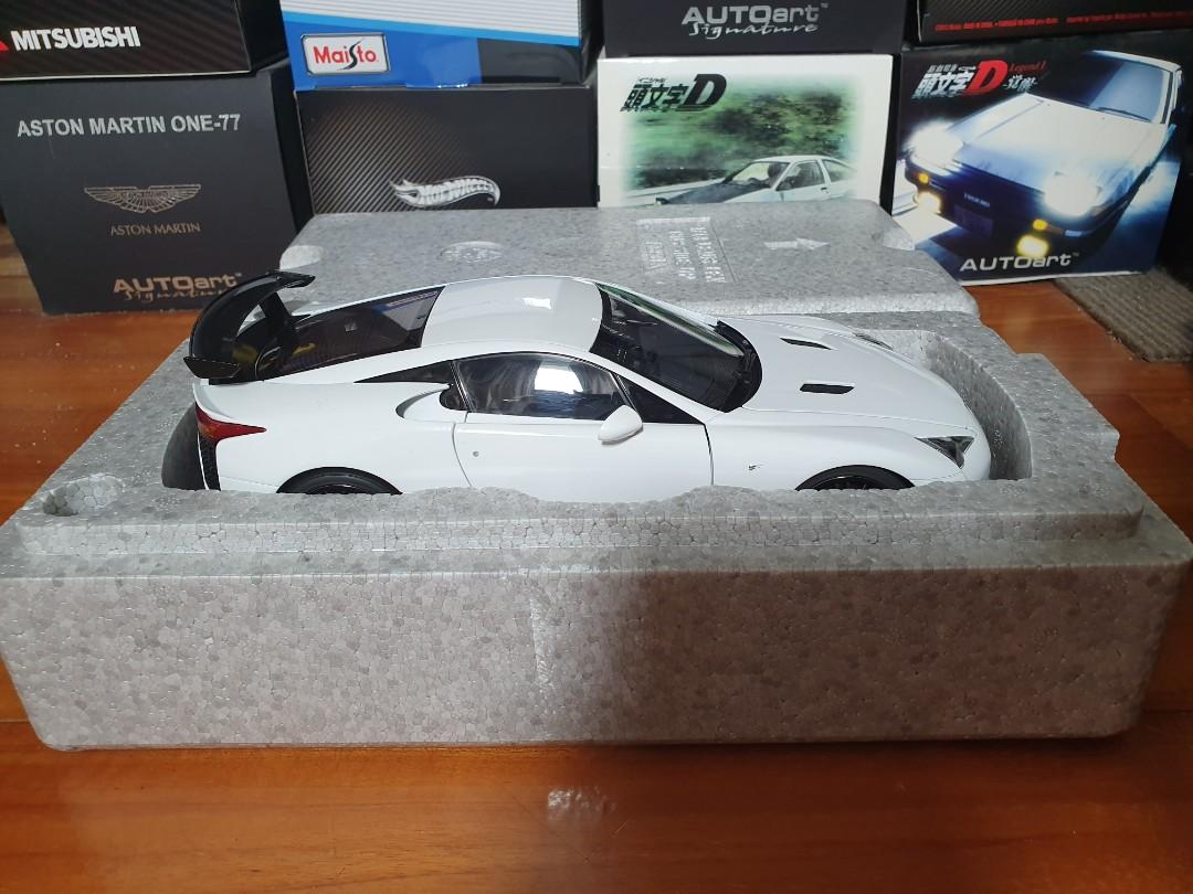 1:18 Autoart Lexus LFA Nurburgring Package white, Hobbies & Toys, Toys & Games on Carousell