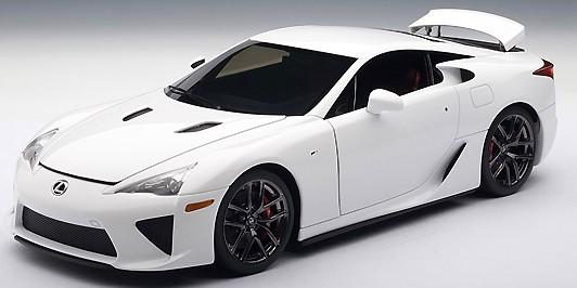 1:18 Autoart Lexus LFA Nurburgring Package white, Hobbies & Toys, Toys & Games on Carousell