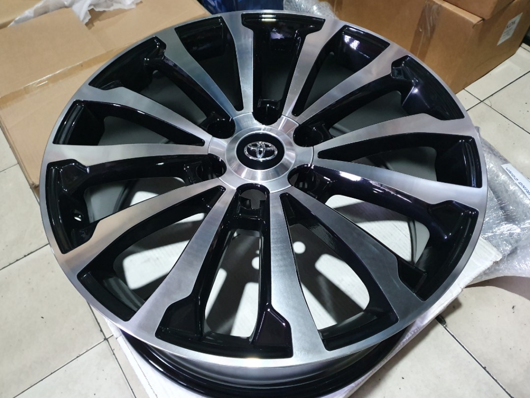 20 Toyota TRD Oem 6 holes Fortuner HiLux Vigo Revo Prado HiAce rims ...