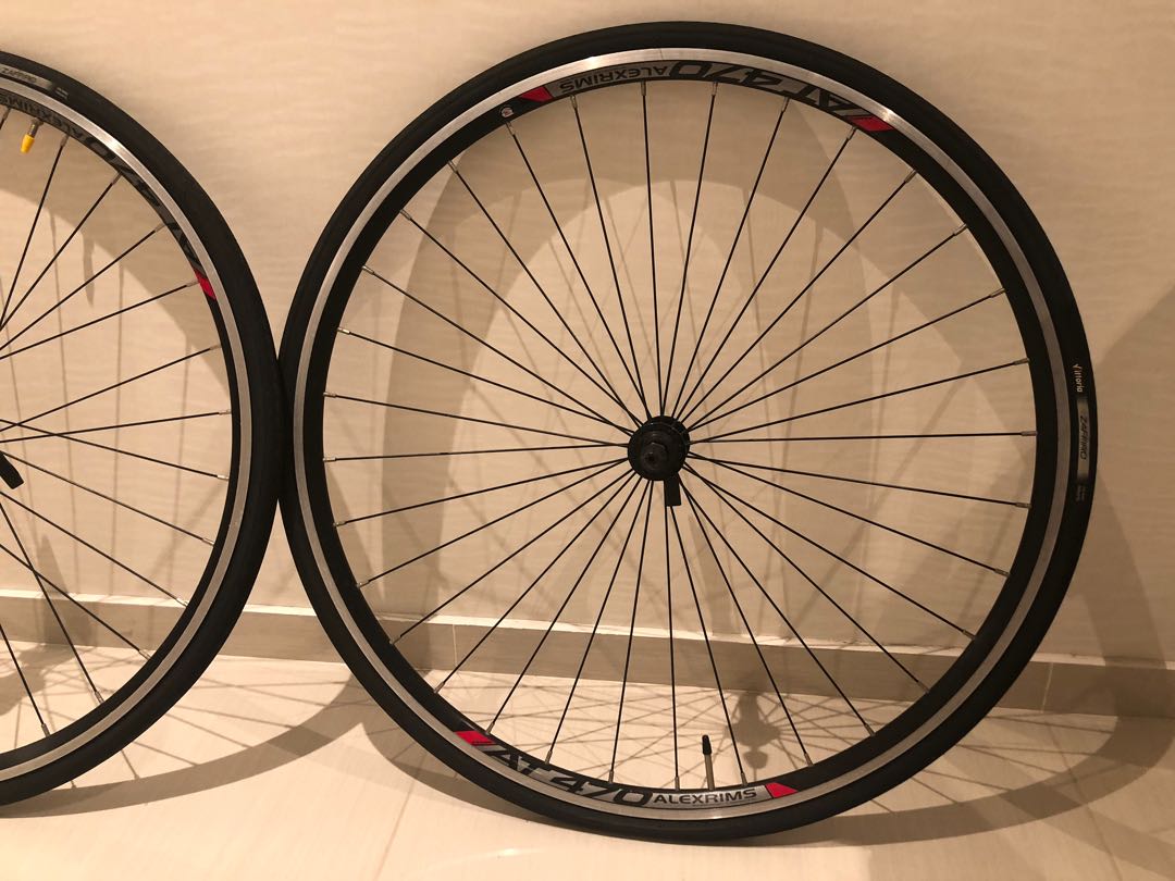 Alexrims AT470 Road Wheelset, Sports Equipment, Bicycles & Parts ...