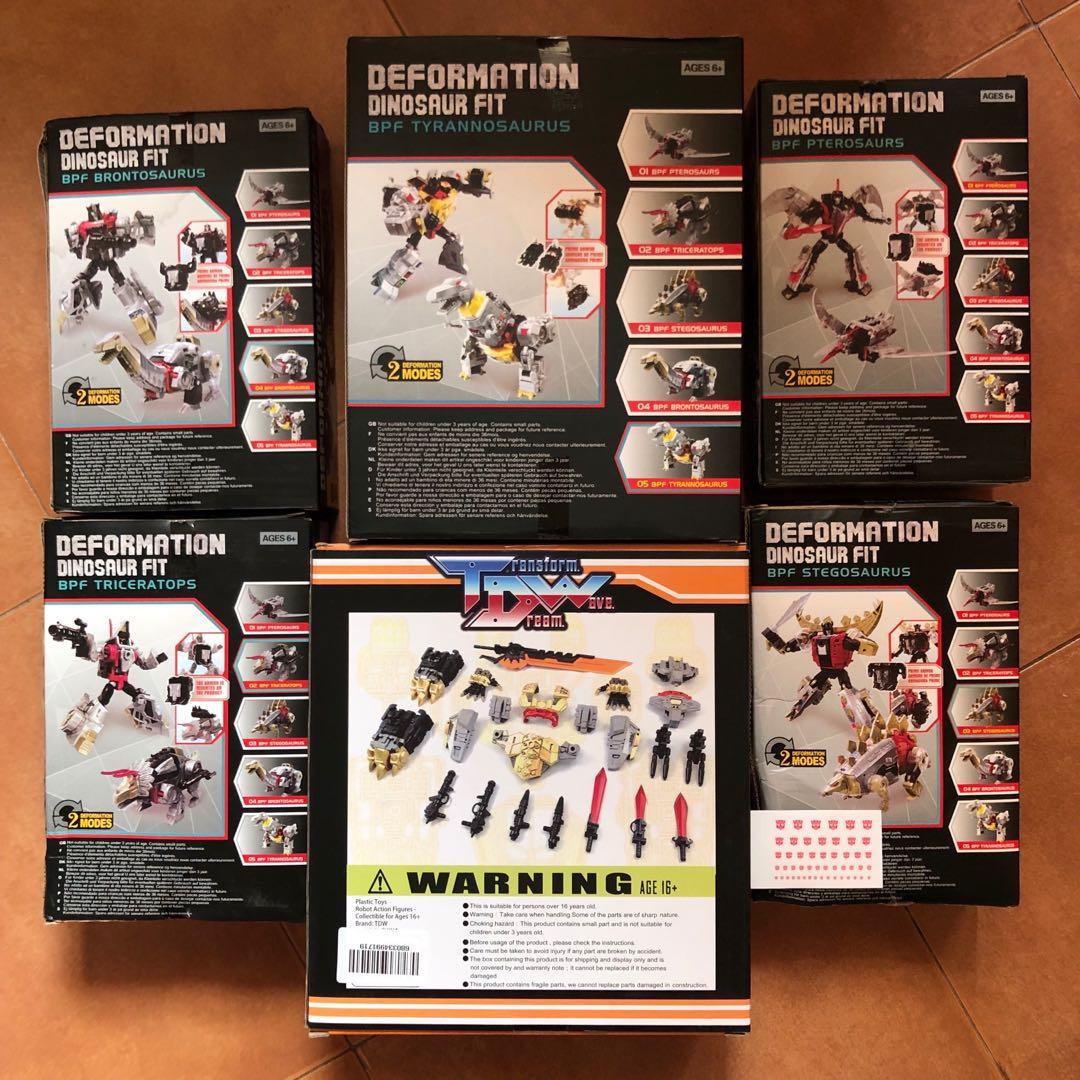 [Last Set] Transformers BPF Deformation Dinosaur FIT - KO ver of POTP ...