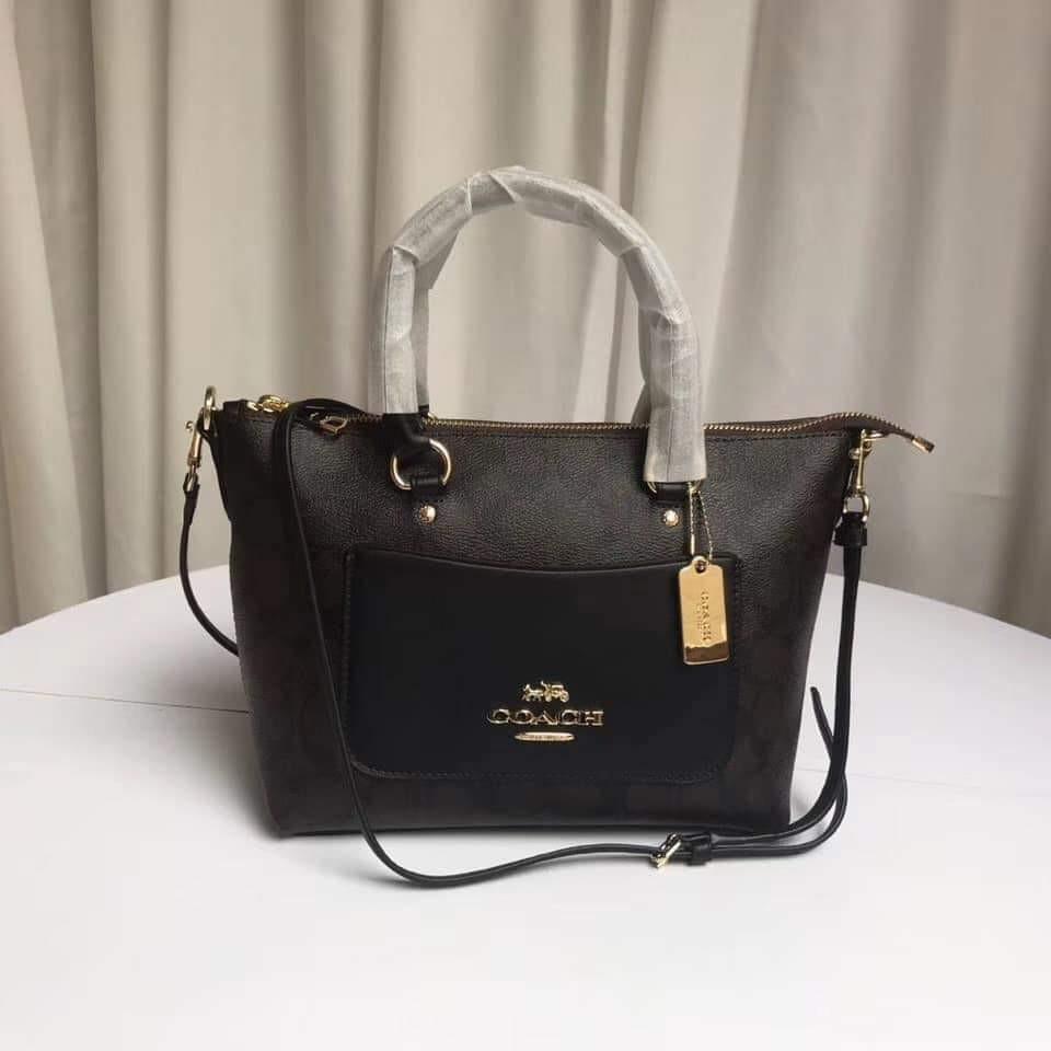 Coach Emma, Women's Fashion, Bags & Wallets, Purses & Pouches on Carousell