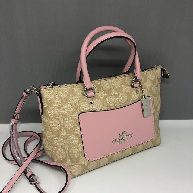 coach mini emma, Fesyen Wanita, Tas & Dompet di Carousell